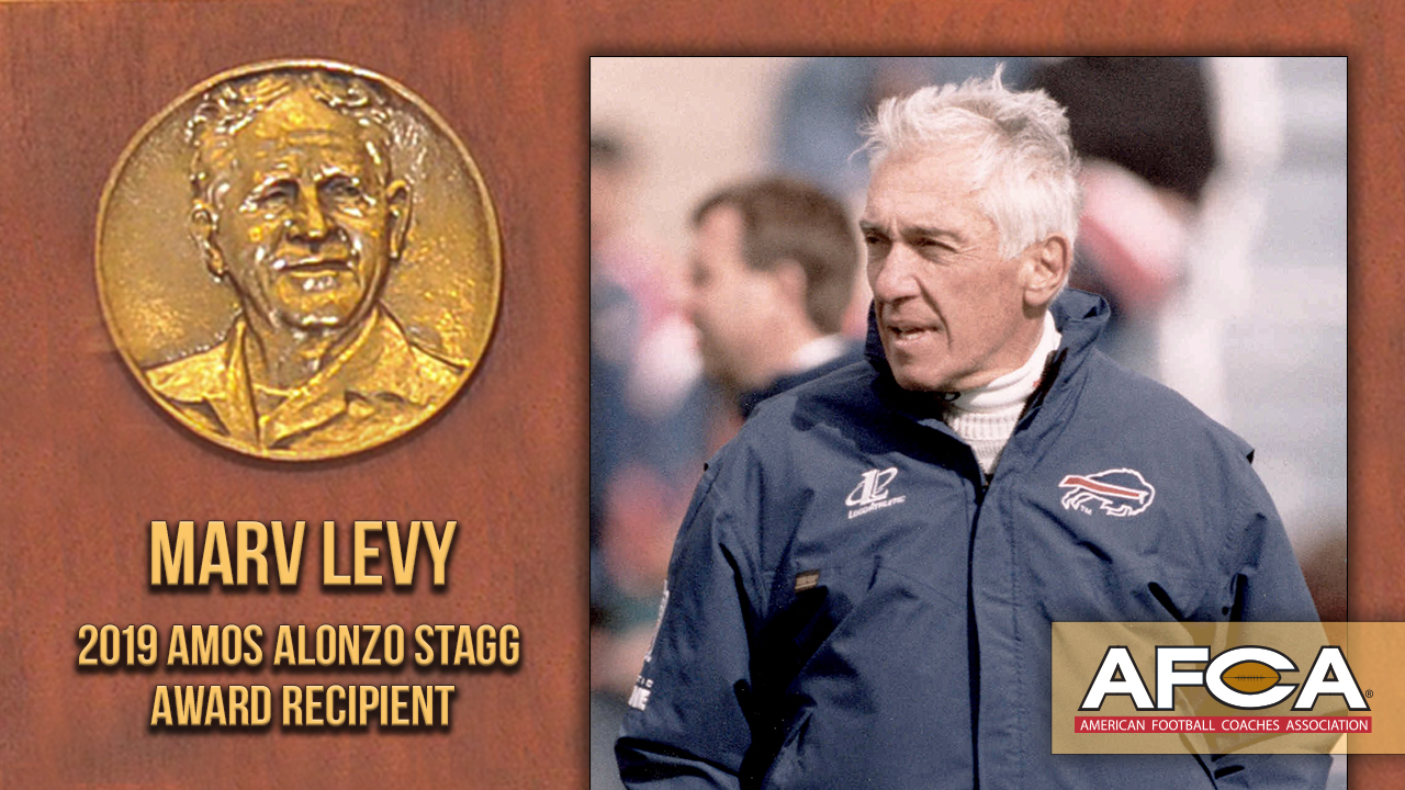 Former Buffalo Bills Head Coach Marv Levy To Receive 2019 Amos Alonzo ...