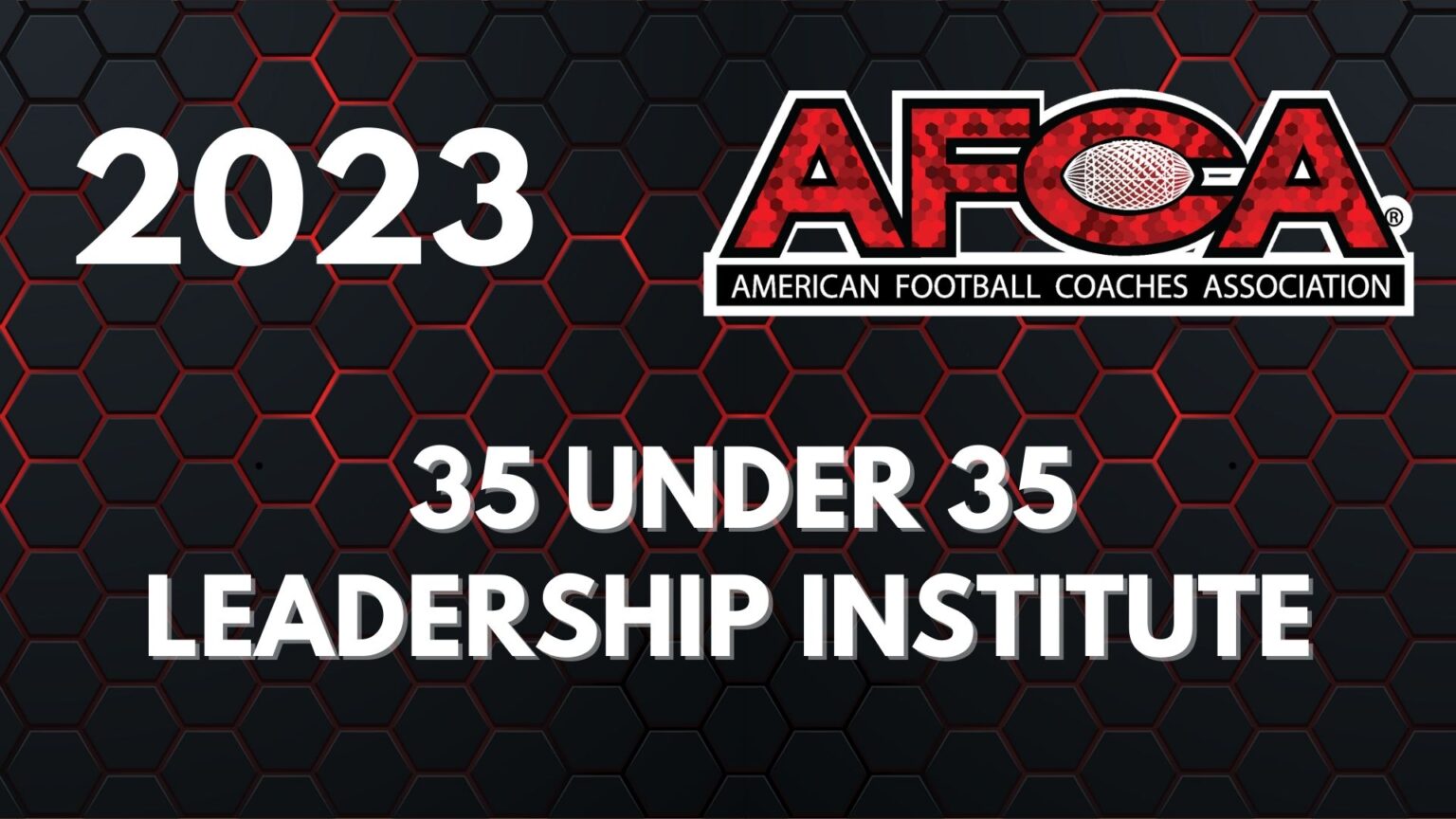 2023 35 UNDER 35 PARTICIPANTS ANNOUNCED - AFCA