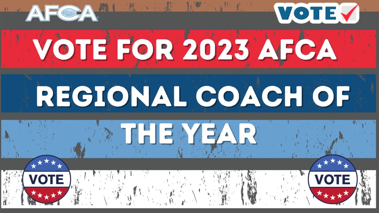 Vote for AFCA Regional Coach of the Year - AFCA